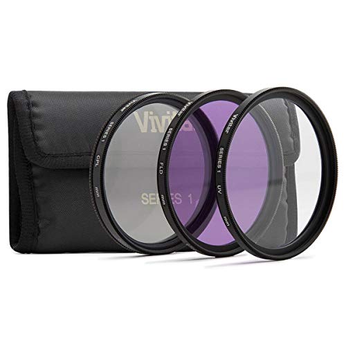 Vivitar 40.5mm 3-Piece Multi Coated Filter Kit UV+CPL+FLD