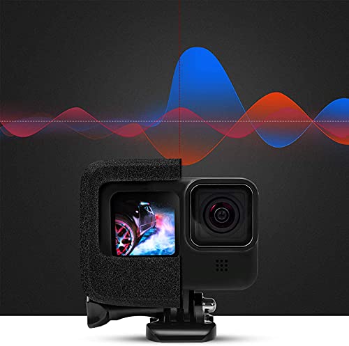 Taisioner Windslayer Cover Wind Muff for GoPro Hero 9 Hero 10 Hero 11 Black Housing Frame Case Video Noise Reduction Accessories