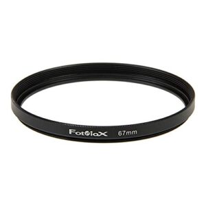 fotodiox metal spacing ring, anodized black 67-67mm