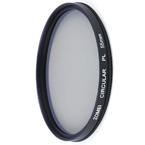 zomei 55mm cir-pl circular polarizing cpl filter for canon nikon sony pentax fujifilm olympus dslr camera lens