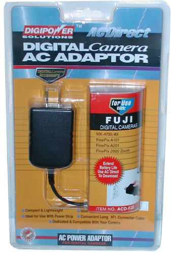 Digipower AC Adapter for 3 Volt Fuji FinePix Digital Cameras (4700, 40i, 2600, A101, A202)