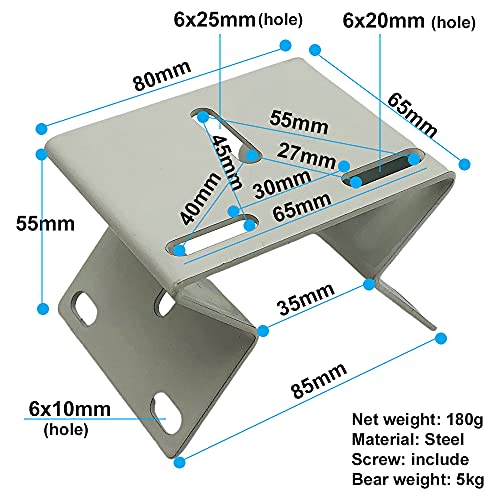 Exterior Outside Wall Corner Mount Metal Bracket Right Angle CCTV Surveillance Camera Holder Adapter