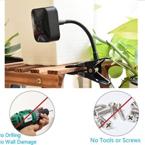 Blink Outdoor Camera Wall Mount, 360 Degree Adjustable Flexible Clip Clamp for Blink XT/XT2/All-New Blink/Blink Mini, for Blink Indoor Security Camera System, Attach Blink Camera Without Any Tools