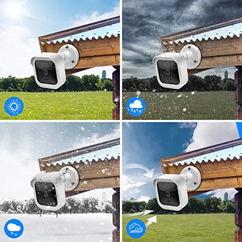 All-New Blink Outdoor Camera Wall Mount, Weatherproof Protective Housing and 360 Degree Adjustable Mount with Blink Sync Module 2 Mount for Blink Outdoor Security Camera System (White 3Pack)