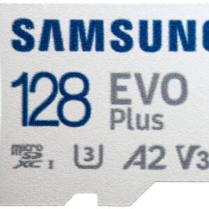 Samsung 128GB EVO+ Micro SD Memory Card for Samsung Phone Works with Galaxy Note 20 Ultra 5G, A42 5G, A21 Phone (MB-MC128KA) Bundle with (1) Everything But Stromboli MicroSDXC & SD Card Reader