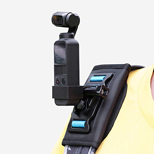 Osmo Pocket Backpack Mount Backpack Strap Knapsack Shoulder Mount with Extended Border Compatible with DJI Osmo Pocket,Osmo Pocket 2