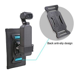 Osmo Pocket Backpack Mount Backpack Strap Knapsack Shoulder Mount with Extended Border Compatible with DJI Osmo Pocket,Osmo Pocket 2