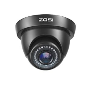 ZOSI 2.0MP HD 1080p 1920TVL Security Camera, 4-in-1 HD TVI/CVI/AHD/CVBS CCTV Camera,80ft Night Vision,Indoor Outdoor,Aluminum Housing for 960H,720P,1080P,5MP,4K Analog Home Surveillance DVR System