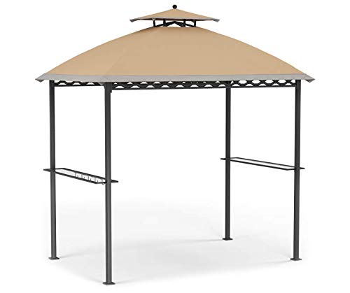 Garden Winds Replacement Canopy Top Cover for Oakmont Grill Gazebo - Riplock 350