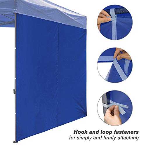 Instahibit 1080D 120g EZ Pop Up Canopy Sidewall UV30+ Fits 10x10ft Canopy Outdoor Picnic 1 Piece Garden