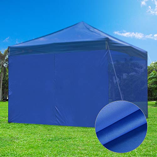 Instahibit 1080D 120g EZ Pop Up Canopy Sidewall UV30+ Fits 10x10ft Canopy Outdoor Picnic 1 Piece Garden