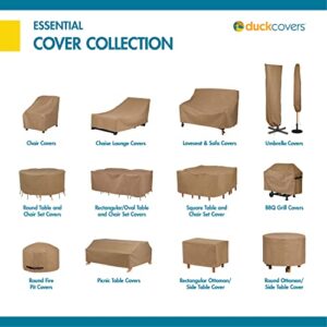 Duck Covers Essential Water-Resistant 28 Inch Stackable Chair Cover, Patio Furniture Covers