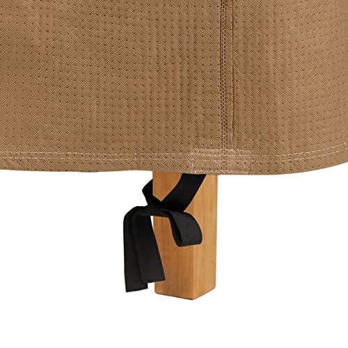 Duck Covers Essential Water-Resistant 28 Inch Stackable Chair Cover, Patio Furniture Covers