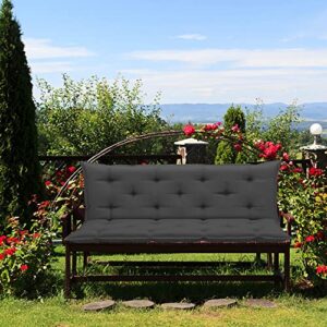 Indoor/Outdoor Bench Cushion,Fabric Garden Bench Cushion Chair Cushions 70.9"x19.7"x2.8",Cushion for Swing Chair Replacement Cushion Patio Chair Pads for Patio Furniture Home Office