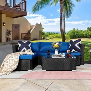 5 piece patio furniture set,patio conversation sets,wicker patio furniture sets,pe rattan outdoor furniture,outdoor sectional sofa set,backyard deck furniture sets