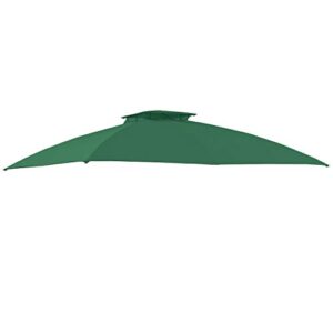 Garden Winds Replacement Canopy Top Cover for Broyhill Eagle Brooke Ashford Asheville Gazebo - Riplock 350 - Green - Will FIT These Models ONLY: A101007600, A101007603, A101007604