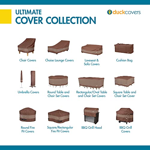 Duck Covers Ultimate Waterproof 26 Inch Bar Chair & Stool Cover, Patio Furniture Covers