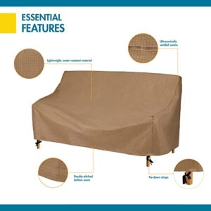 Duck Covers ESO793735 Essential Water-Resistant 79 Inch Sofa Cover,79W x 37D x 35H, Patio Furniture Covers