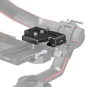 smallrig extended quick release plate for arca-type standard compatible with dji rs 2 / rsc 2 / rs 3 / rs 3 pro gimbal – 3162