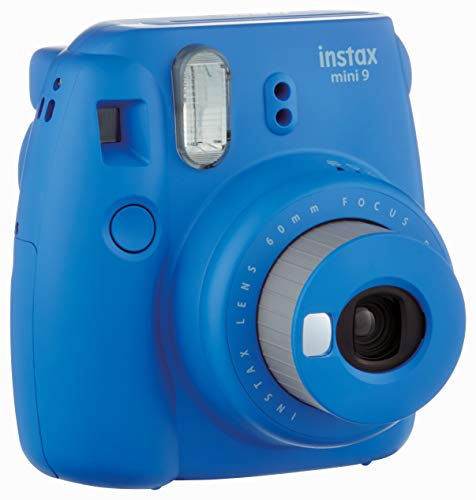 Fujifilm Instax Mini 9 Instant Camera, Cobalt Blue