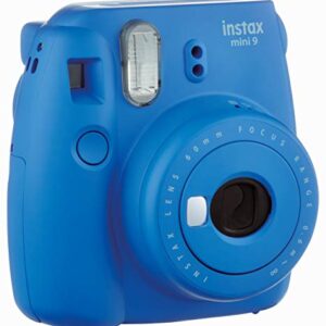 Fujifilm Instax Mini 9 Instant Camera, Cobalt Blue