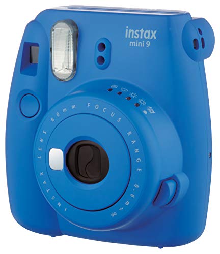 Fujifilm Instax Mini 9 Instant Camera, Cobalt Blue