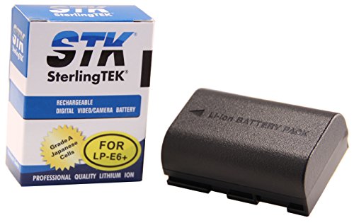 STK LP-E6 Battery for Canon LP-E6N LPE6 Promaster LP-E6NH EOS R R5 R6 R7 5D Mark II III and IV 90D 70D 5Ds 6D 5Ds 80D 7D 60D, 5Ds MKii, MKii MKiii MKiv, 5D4 LPE6N LPE6NH, LP E6 E6N E6NH Accessories