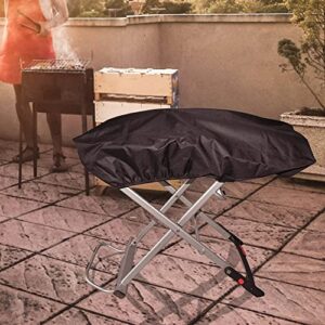 Folding Grill Dust Cover Compatible with Many Types of Grills & Easy to Clean for Home Garden Yard BBQ Tool