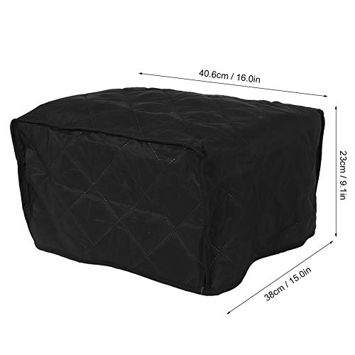 QSTNXB Grill Cover, Portable Foldable Household Appliance Protective Cover with Covered Vents, Durable Snowproof Windproof BBQ Grill Dust Cover, for Home Camping, Back Garden, Patio