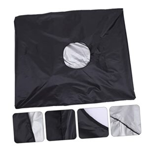 Asakkura Covers Grill Outdoors Garden Furniture for Table Round Patio Barbecue Stove Black Creative Cover Protector Tank Covers Gas Outdoor BBQ Case Outdoor Furniture 1pc