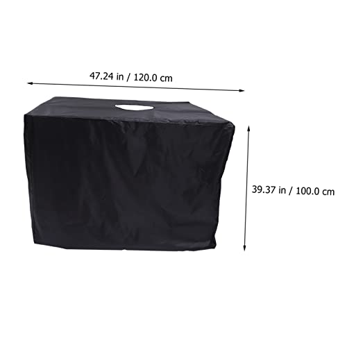 Asakkura Covers Grill Outdoors Garden Furniture for Table Round Patio Barbecue Stove Black Creative Cover Protector Tank Covers Gas Outdoor BBQ Case Outdoor Furniture 1pc