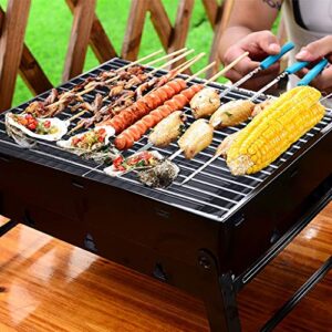 Guoguocy BBQ Barbeque Barbecue Grills,BBQ,Household Charcoal Grills,Garden Outdoor Portable Barbecue Tools,Skewers