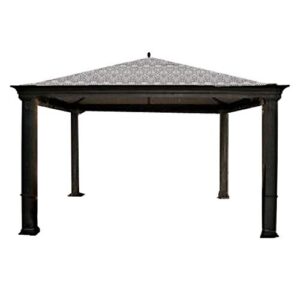 garden winds tiverton (series 3) gazebo replacement canopy – standard 350 – damask beige