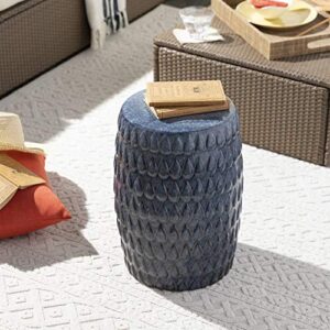 artistic weavers raine garden stool, blue