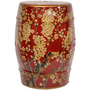 oriental furniture sakura blossom garden stool