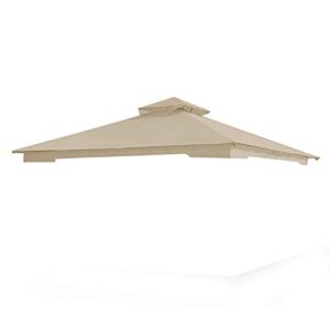 Garden Winds Replacement Canopy for The Garden Treasures Geo Gazebo - Standard 350 - Beige