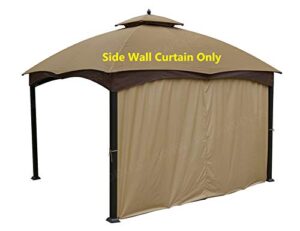 apex garden 12-ft privacy panel curtain / side wall sunshade (one side only)