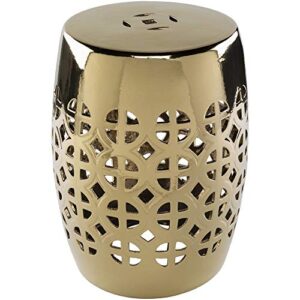 artistic weavers stanton garden stool, gold