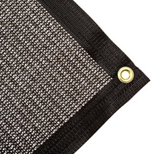 Be Cool Solutions 80% Black Outdoor Sun Shade Canopy: UV Protection Shade Cloth| Lightweight, Easy Setup Mesh Canopy Cover with Grommets| Sturdy, Durable Shade Fabric for Garden, Patio & Porch 6'x12'