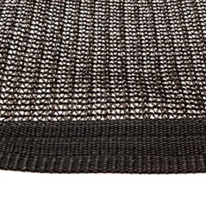 Be Cool Solutions 80% Black Outdoor Sun Shade Canopy: UV Protection Shade Cloth| Lightweight, Easy Setup Mesh Canopy Cover with Grommets| Sturdy, Durable Shade Fabric for Garden, Patio & Porch 6'x12'