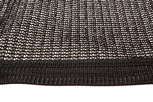 Be Cool Solutions 80% Black Outdoor Sun Shade Canopy: UV Protection Shade Cloth| Lightweight, Easy Setup Mesh Canopy Cover with Grommets| Sturdy, Durable Shade Fabric for Garden, Patio & Porch 6'x12'