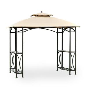 garden winds replacement canopy for the sheridan grill gazebo – standard 350 – beige