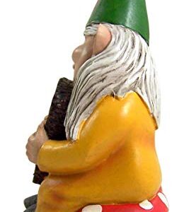 Forever Gnome Old Couple Small Indoor Outdoor Garden Figurine, 6 Inch