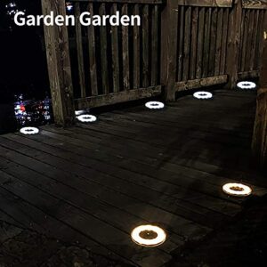 Lights Light Ground Landscap Outdoor Solar Solar Garden Waterproof 12LED Powered LED Light Christmas Lights Wire Led