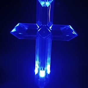 Starry Illuminate 1 PCS Solar Color Changing Style Garden Stake Light Pathway Stake Light (Big Cross)