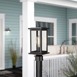 redeast Outdoor Post Light Fixture, 14.3" H Outdoor Post Lantern, Exterior Post Lamp, Outdoor Pillar Lamp for Garden, Porch, Patio, Yard and entryway