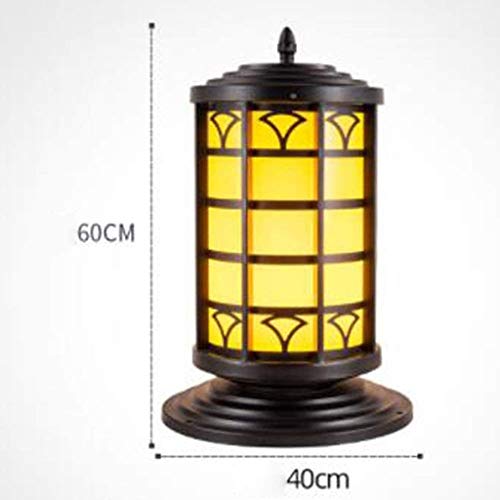 ZCMEB Led Outdoor Waterproof Courtyard Lamp Home Wall Lamp Post Head Lamp European Style Courtyard Garden Villa Gate Post Lamp