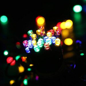 SOLARMKS Solar Christmas Lights 2 Pack Solar String Lights 72ft 200 LED 8 Modes Waterproof Solar Fairy String Lights for Outdoor, Gardens, Homes, Wedding, Christmas Party,Xmas Tree (Multi-Color)