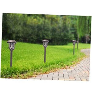 OSALADI Outdoor Decor Yard Light Villa Walkway Patio Lamp LED Warm Lawn Plug Driveway Lighting Outdoor for Solar Garden Outside Lights Night Courtyard Pathway Power Drivewaywarm Solar Lights Outdoor