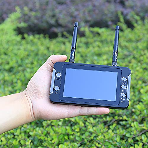 SoloGood FPV Monitor 4.3inch with DVR 5.8Ghz 40CH 800 x 480 IPS Drone Receiver Monitor Built in Battery for FPV Drone RC Cars